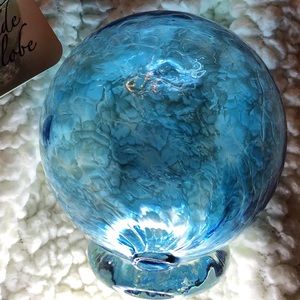 Storage & Organization | Nwt Beautiful Cute And Cleaver Blue Glass ...